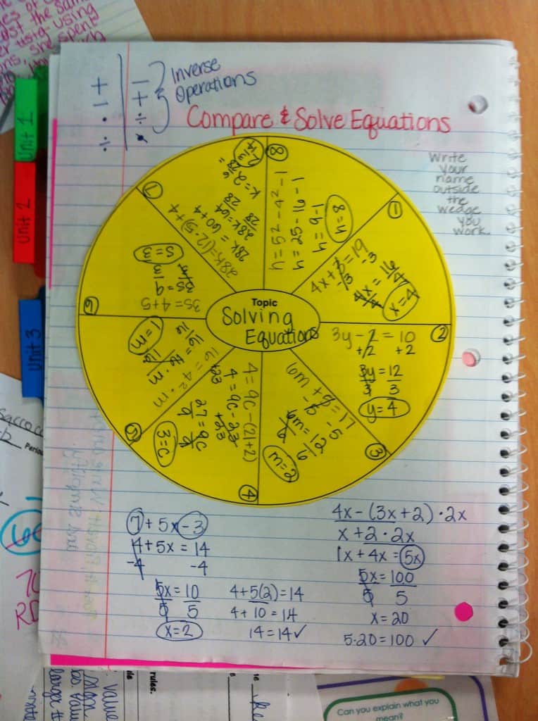 Multiplying and Dividing Fractions with Interactive Notebooks