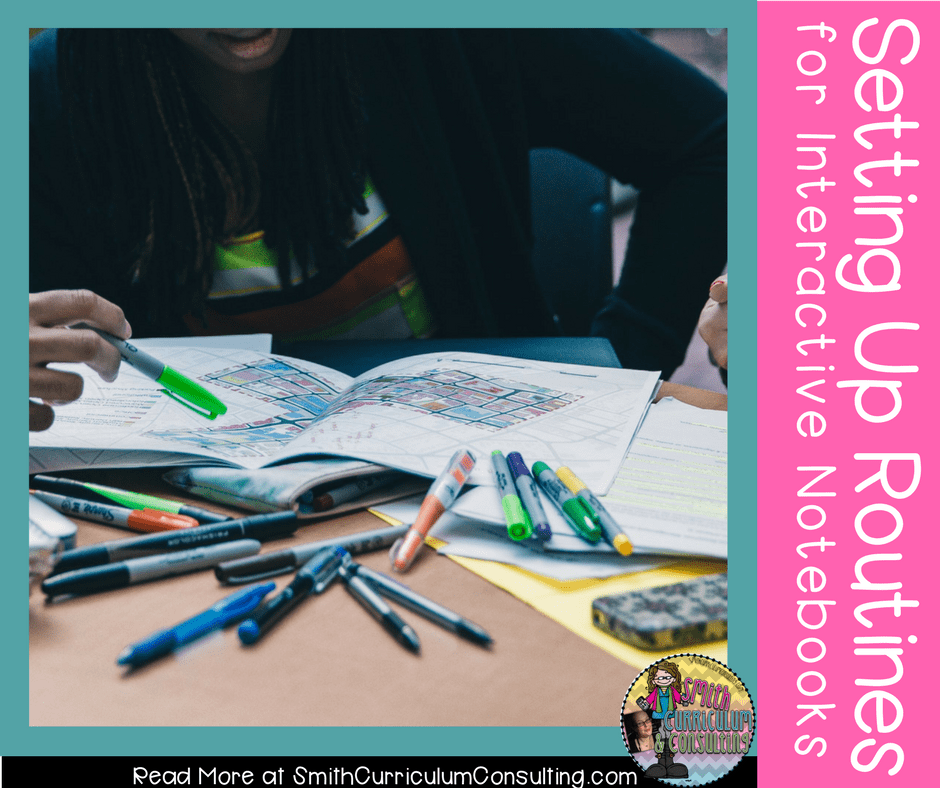 Setting up Routines with Interactive Notebooks • Smith Curriculum and ...