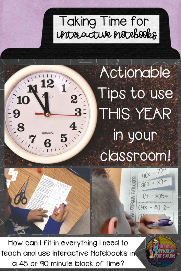 Setting up Routines with Interactive Notebooks • Smith Curriculum and ...