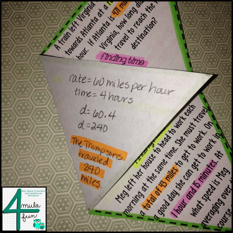 Going the Distance! Flippable Freebie for your Interactive Notebooks ...