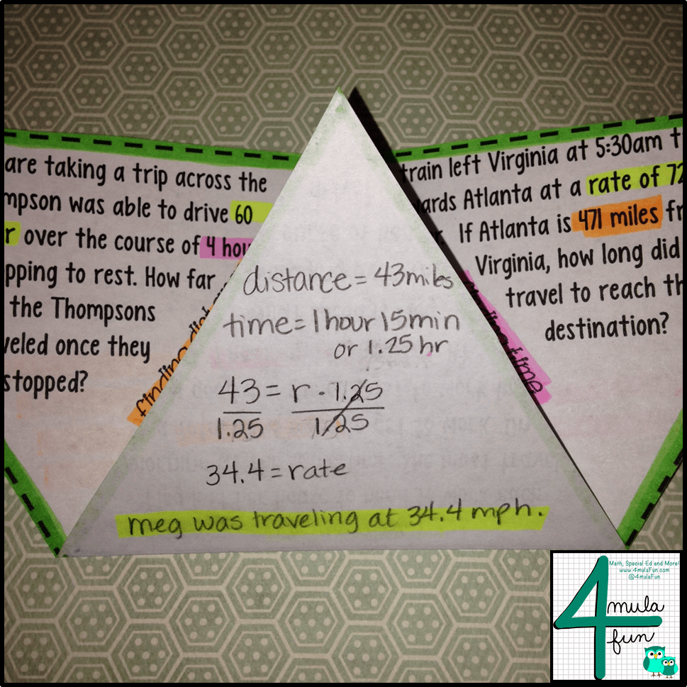 Going the Distance! Flippable Freebie for your Interactive Notebooks ...