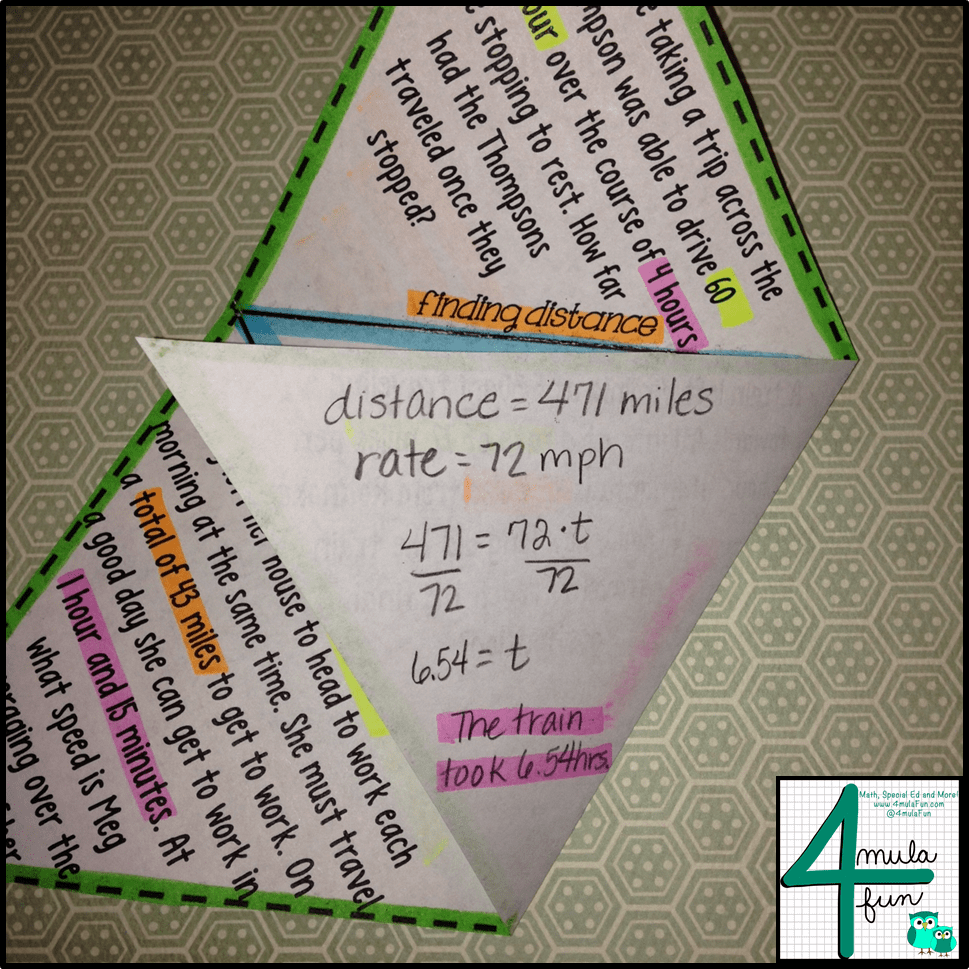 Going the Distance! Flippable Freebie for your Interactive Notebooks ...