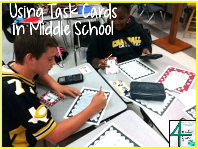Preparing and Using Task Cards in Middle School • Smith Curriculum and ...