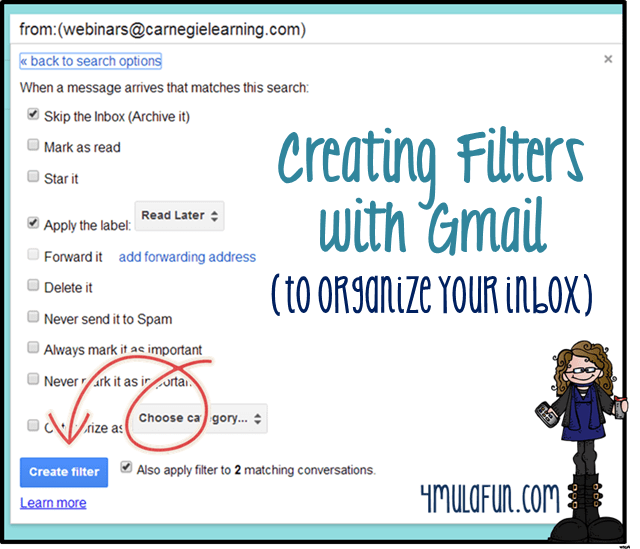 Teacher Training Bootcamp: Gmail Filters • Smith Curriculum and Consulting