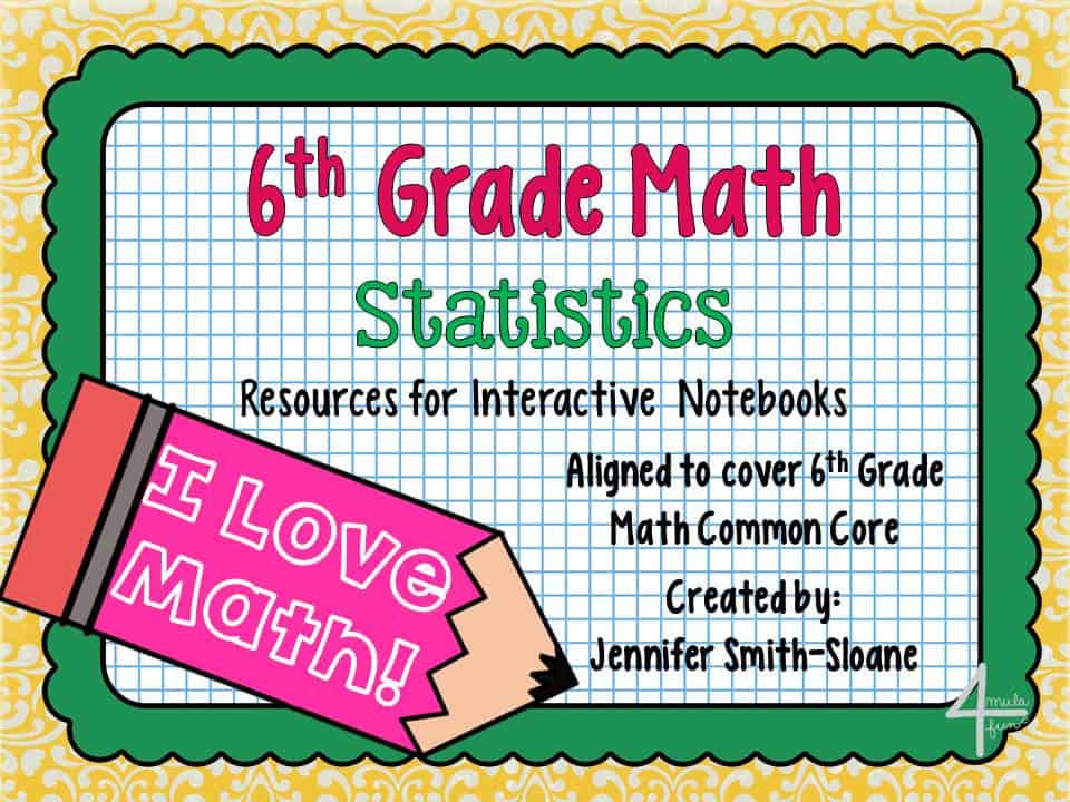 Statistics Interactive Notebook Ideas • Smith Curriculum and Consulting