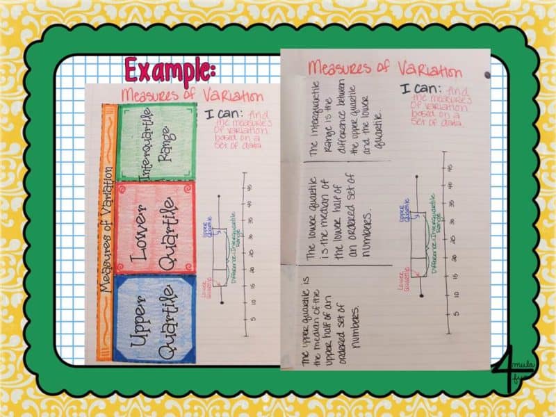 Statistics Interactive Notebook Ideas • Smith Curriculum and Consulting