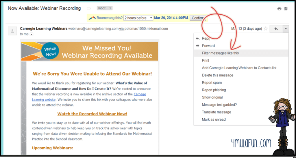 Teacher Training Bootcamp: Gmail Filters • Smith Curriculum and Consulting