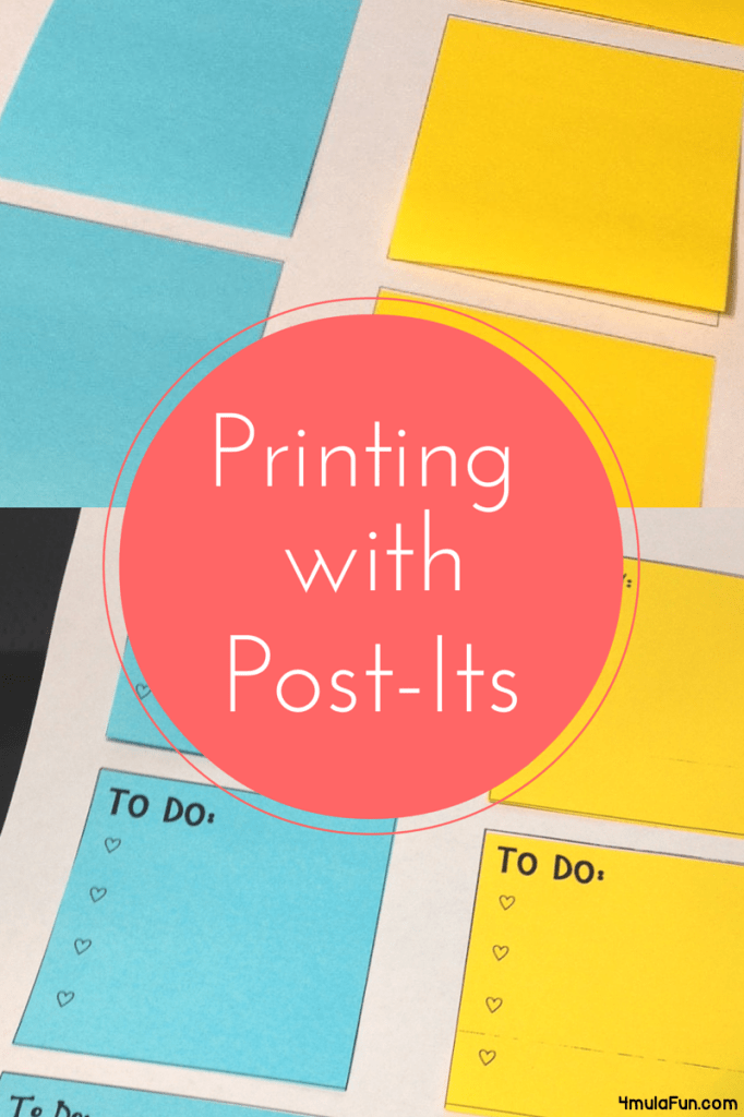 Printing on Post-Its? Yes, You Can! • Smith Curriculum and Consulting
