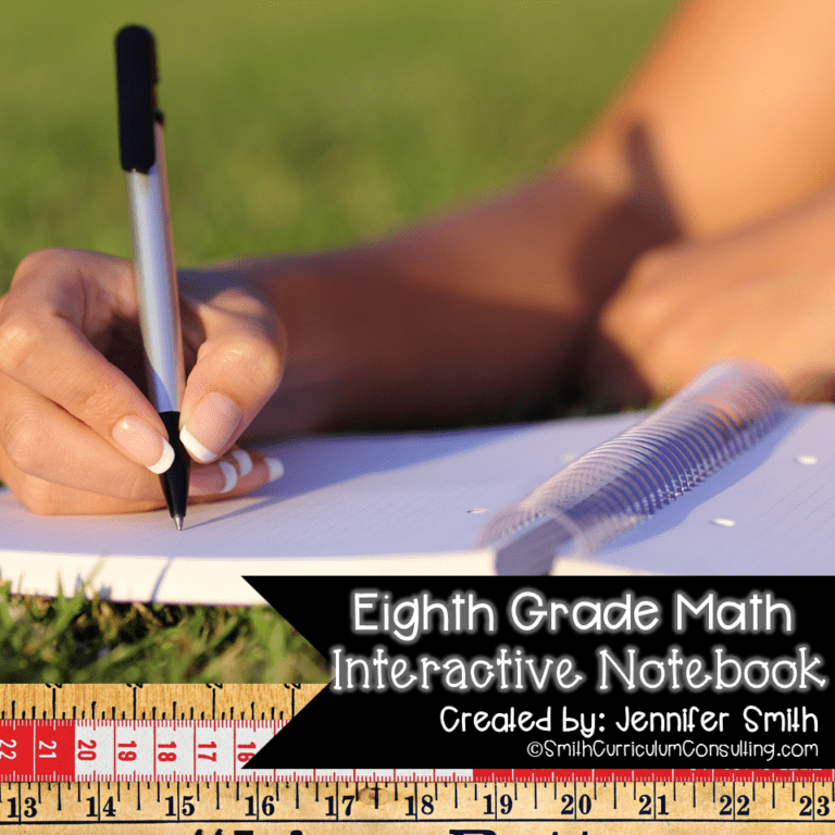 Eighth Grade Math Activities by Smith Curriculum and Consulting