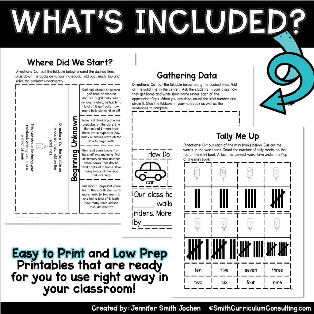 FIRST GRADE Math Interactive Notebook • Smith Curriculum and Consulting
