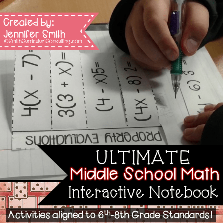 Eighth Grade Math Activities by Smith Curriculum and Consulting