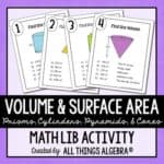 10 Volume and Surface Area Activities for the Classroom