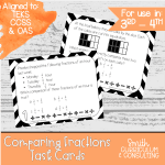 Fraction War Task Cards Game by Smith Curriculum and Consulting
