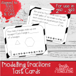 Fraction War Task Cards Game by Smith Curriculum and Consulting