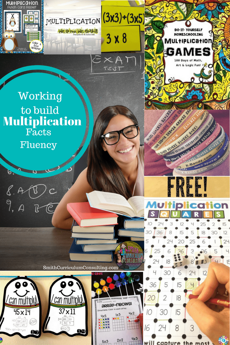 Working to Build Multiplication Fact Fluency • Smith Curriculum and ...
