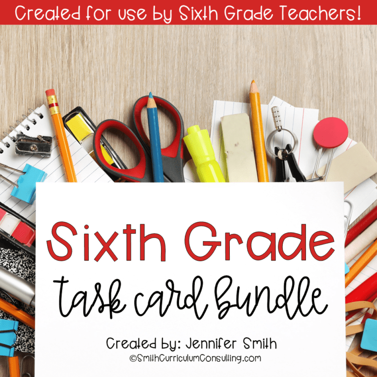 6th Grade Math Workshop Activity Bundle - Math Station - Math Center ...