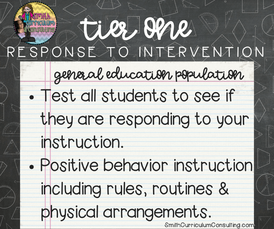 What is Response to Intervention (RTI)? • Smith Curriculum and Consulting