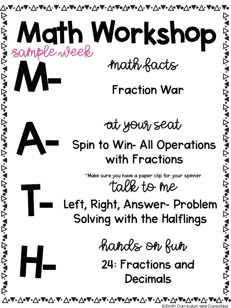 Math Workshop: Working it Out in Middle School • Smith Curriculum and ...