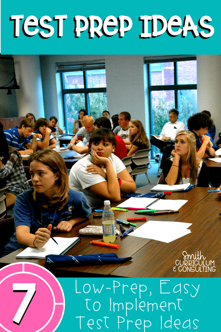 7 Ideas for Test Prep in Middle School • Smith Curriculum and Consulting