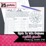 Eighth Grade Math Activities by Smith Curriculum and Consulting