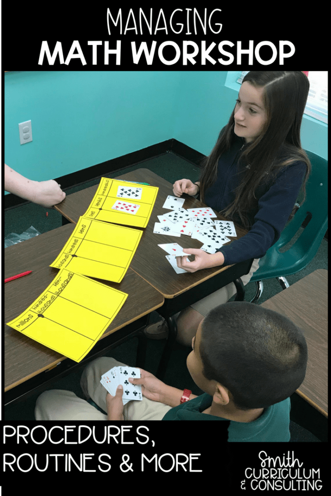 Managing Math Workshop | Middle School Math Workshop