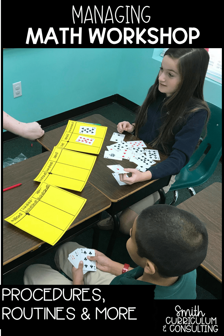 Managing Math Workshop | Middle School Math Workshop