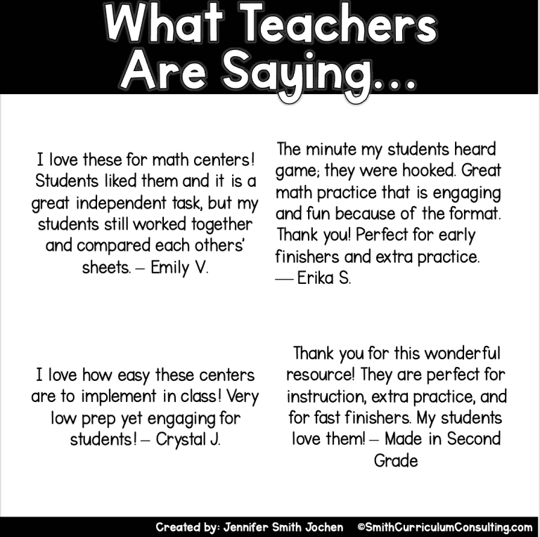 Spin to Win - Second Grade - 40 Centers for Math Workshop • Smith ...