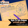 Spin to Win - Seventh Grade - 41 Centers for Math Workshop • Smith ...