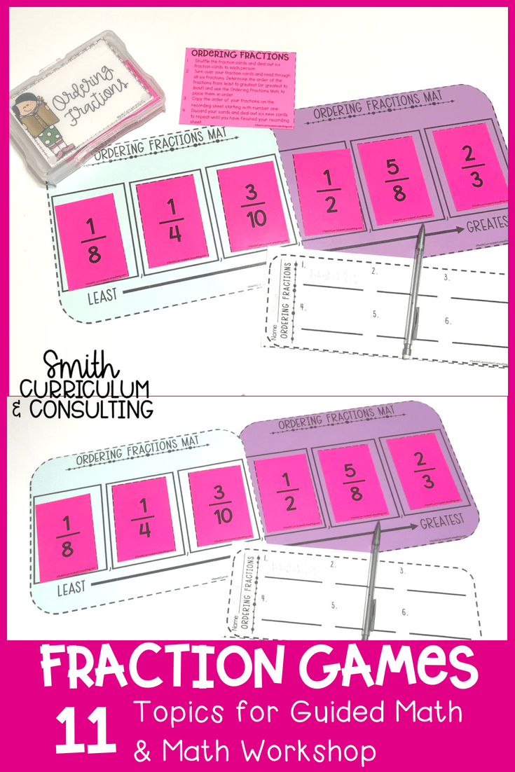 Fraction Games Mega Pack • Smith Curriculum and Consulting