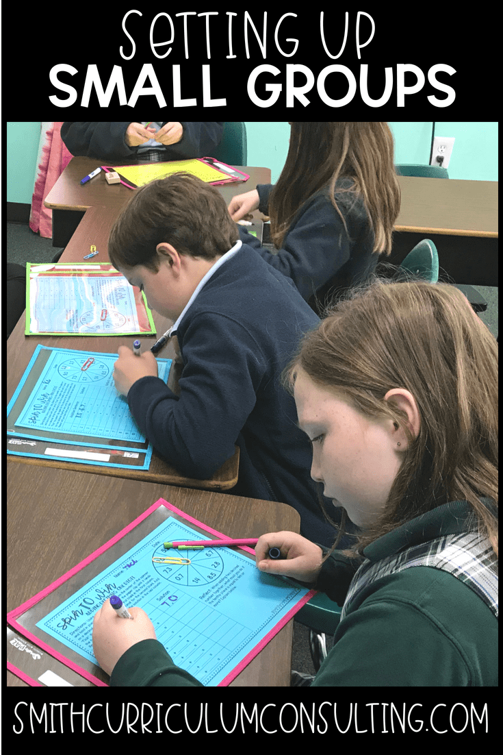 Setting Up Your Small Groups for Math Workshop • Smith Curriculum and ...