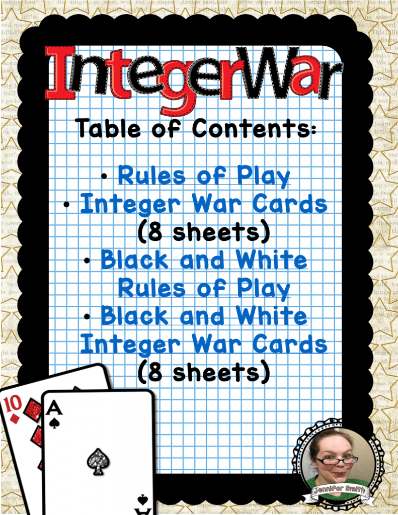 Integer War • Smith Curriculum and Consulting