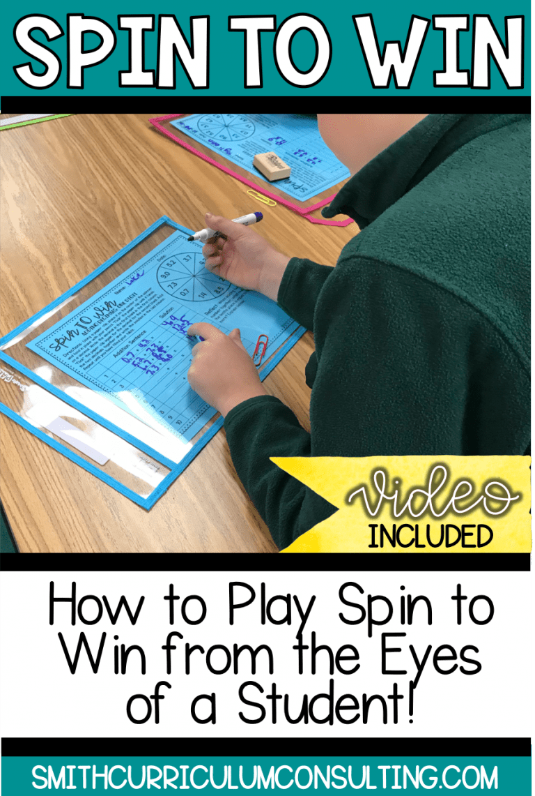 Spin to Win - Second Grade - 40 Centers for Math Workshop • Smith ...