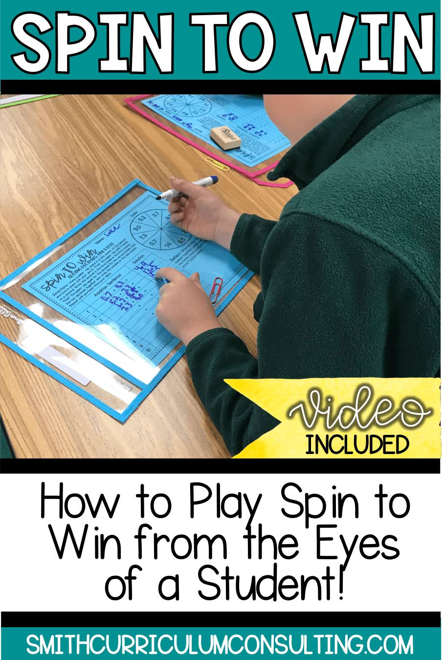 Spin to Win - Second Grade - 40 Centers for Math Workshop • Smith ...