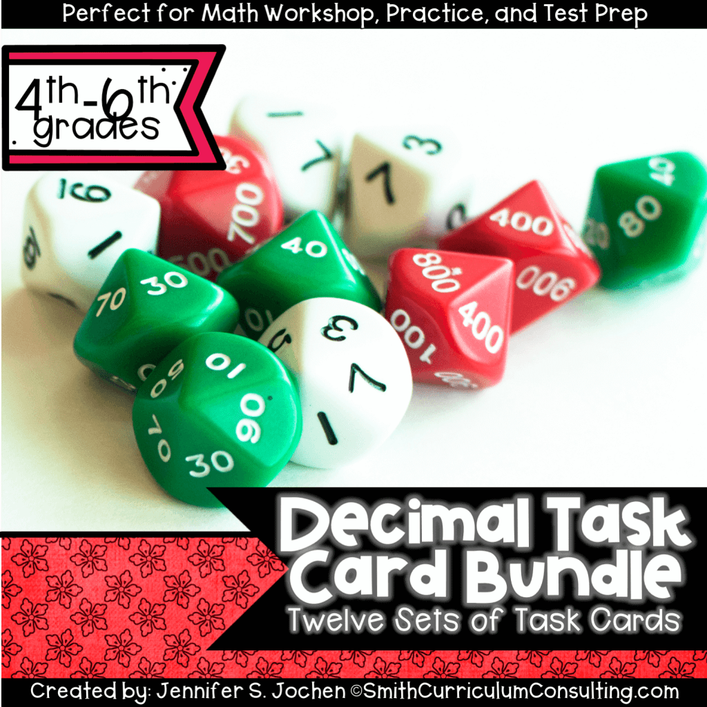 Decimal Task Cards Bundle | Math Test Prep | Intervention • Smith ...