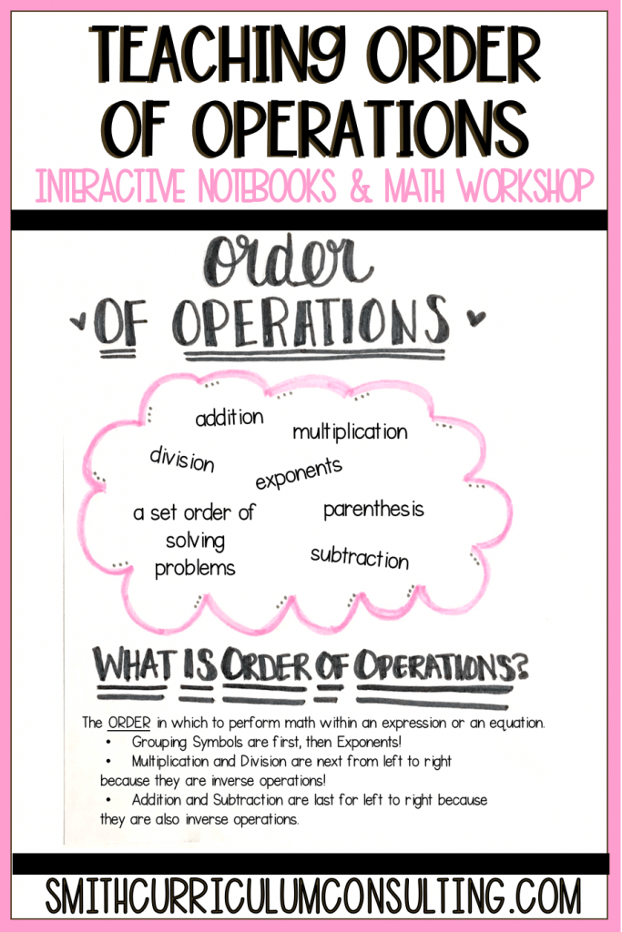 Order of Operations... OH MY! | TEKS 5.4e | TEKS 6.7a • Smith ...
