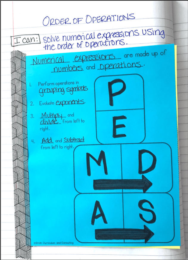 Order of Operations... OH MY! | TEKS 5.4e | TEKS 6.7a • Smith ...