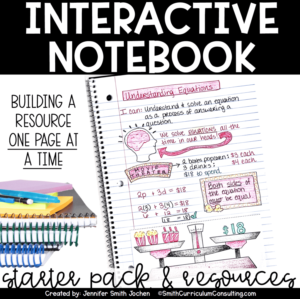Interactive Notebook Starter Pack for ALL SUBJECTS • Smith Curriculum ...