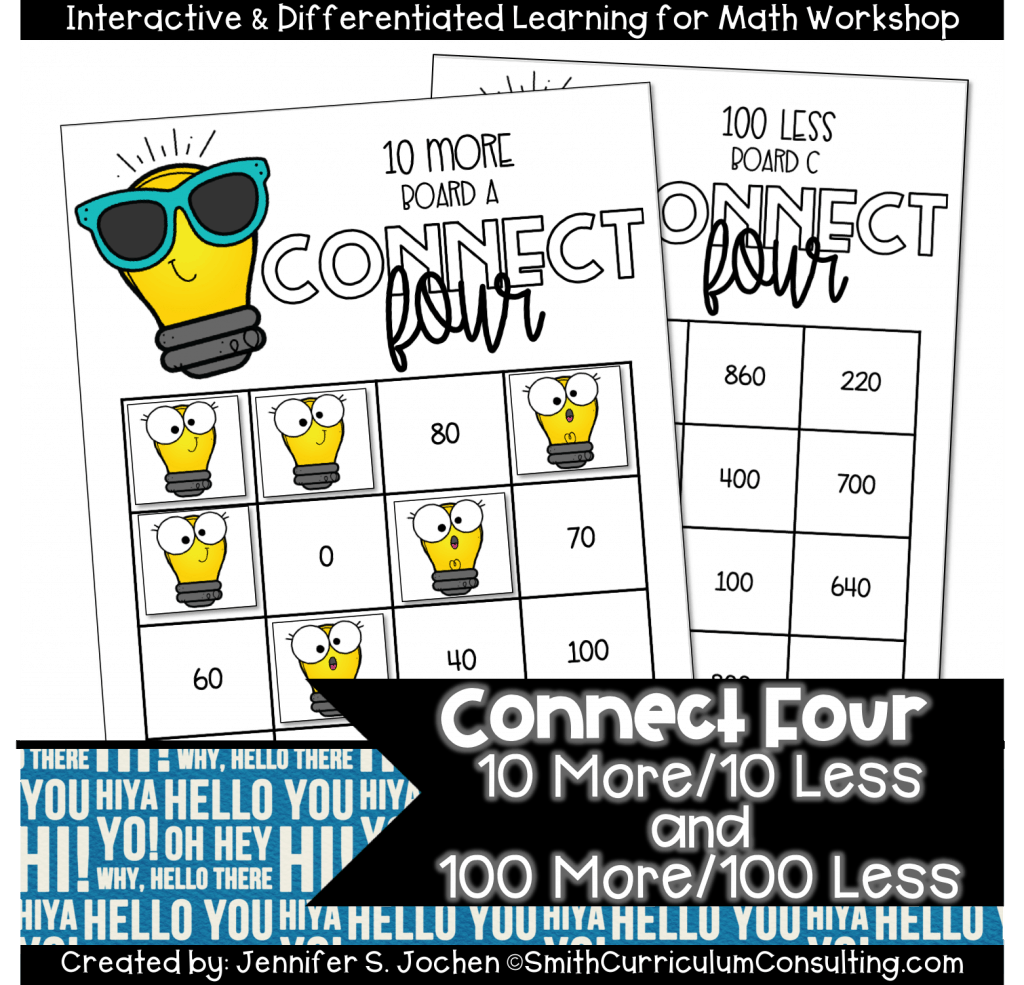 Connect Four Games Bundle | Math Game Bundle