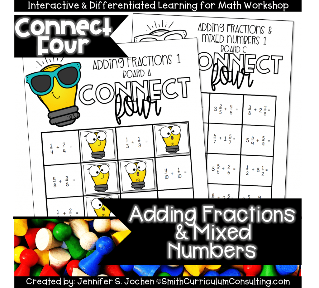 Connect Four Games Bundle | Math Game Bundle