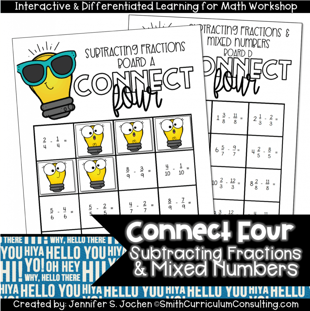 Connect Four Games Bundle | Math Game Bundle