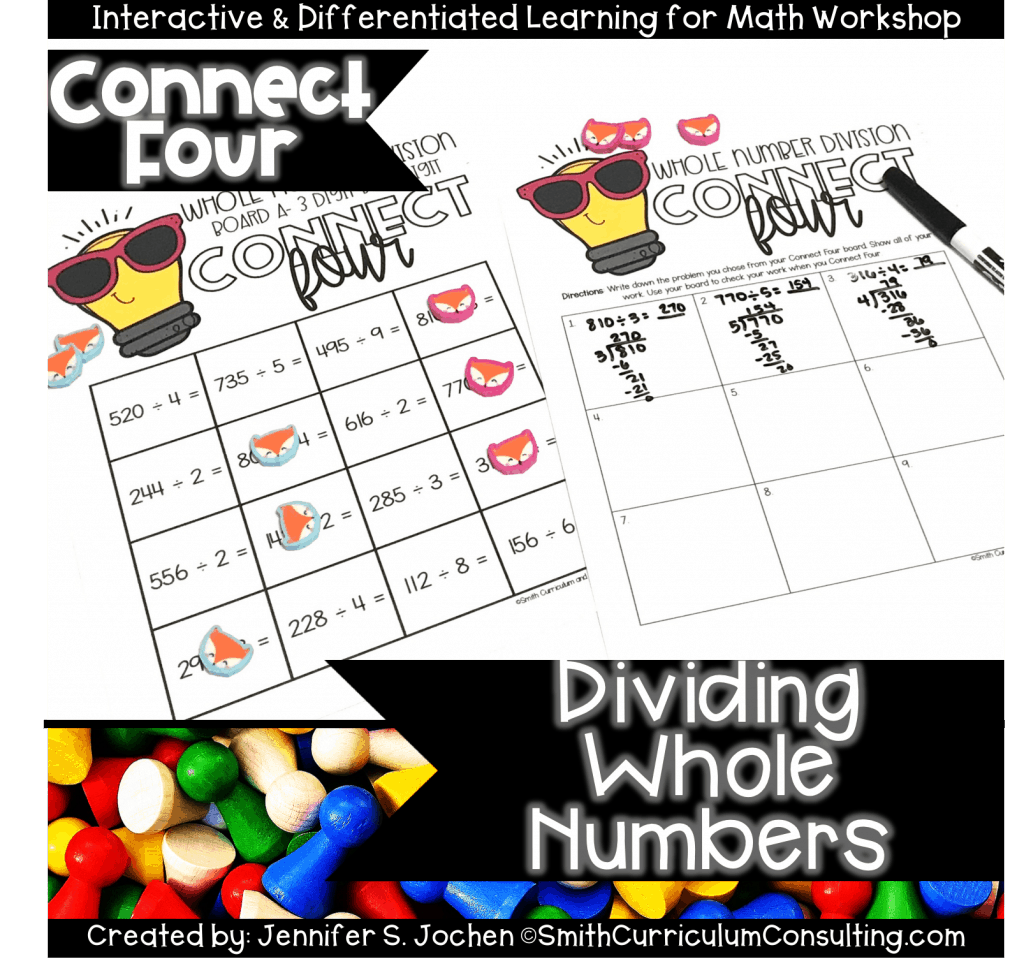 Connect Four Games Bundle | Math Game Bundle