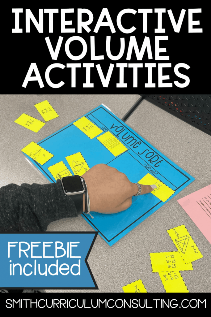 Interactive Volume Activities for Review • Smith Curriculum and Consulting