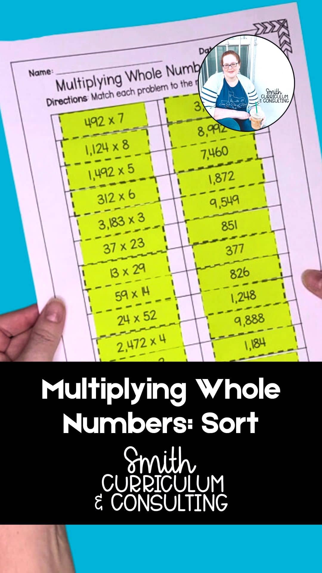 Boost Multiplication Fluency with Sorts • Smith Curriculum and Consulting