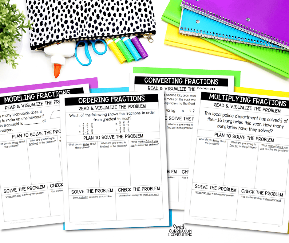 Fractions Word Problem Workbook for Grades 3–5: 110 Real-World Problems ...