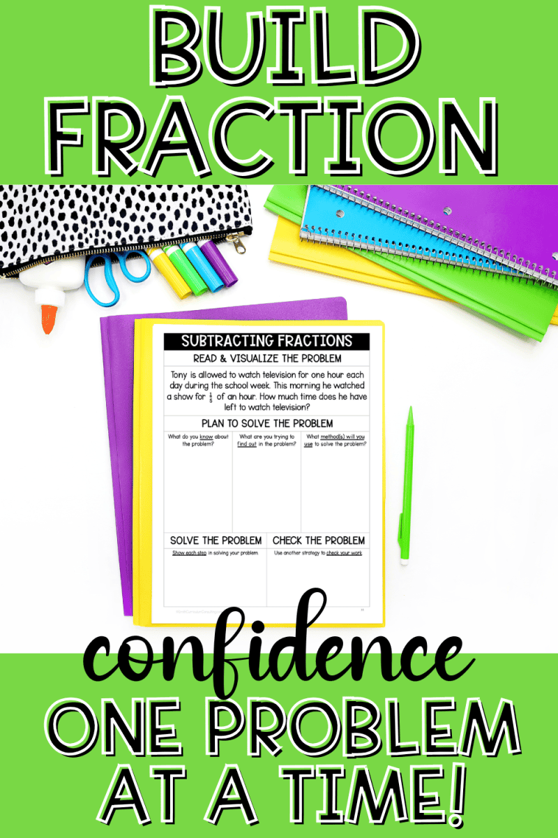 Fractions Word Problem Workbook for Grades 3–5: 110 Real-World Problems ...