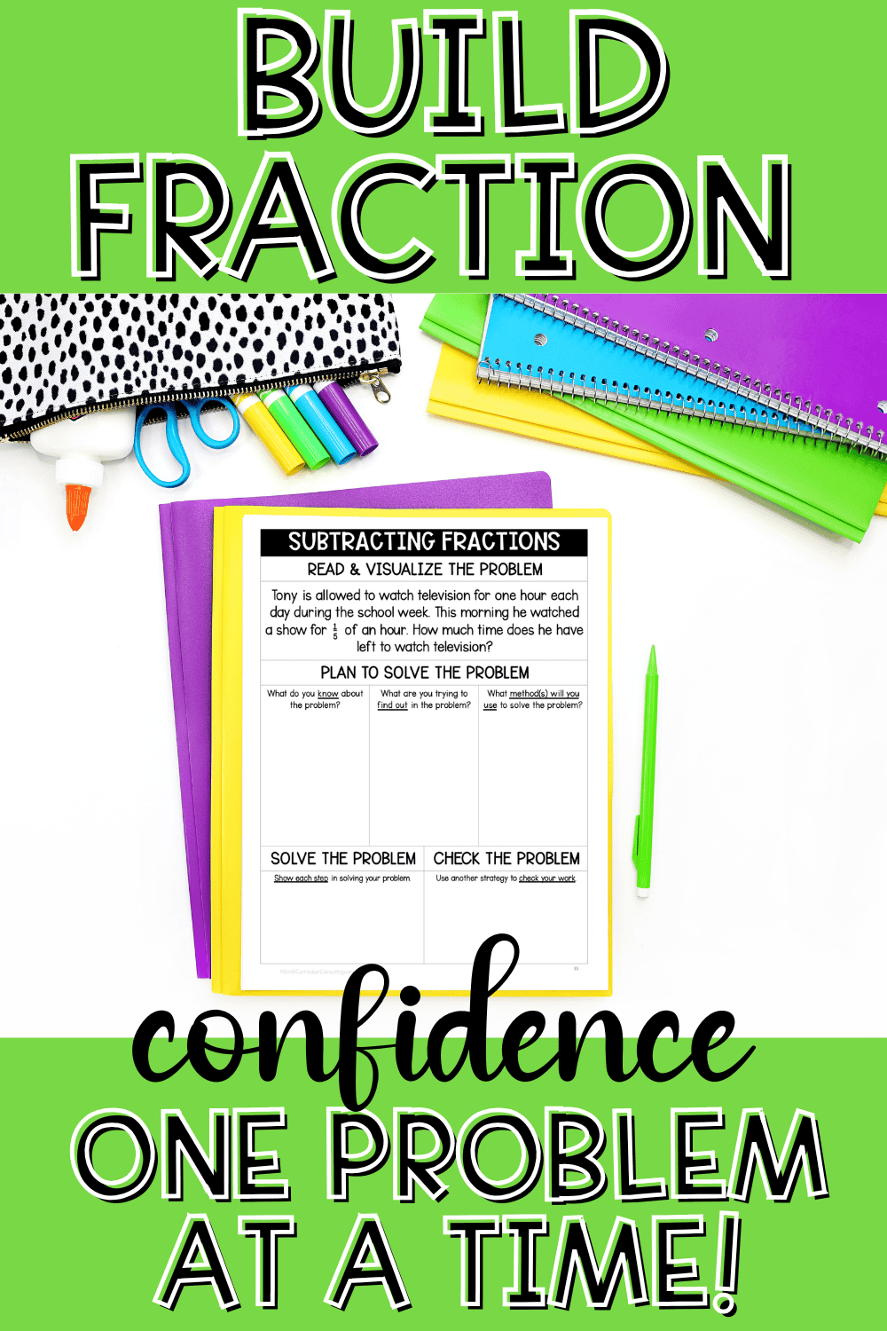 Fractions Word Problem Workbook for Grades 3–5: 110 Real-World Problems ...